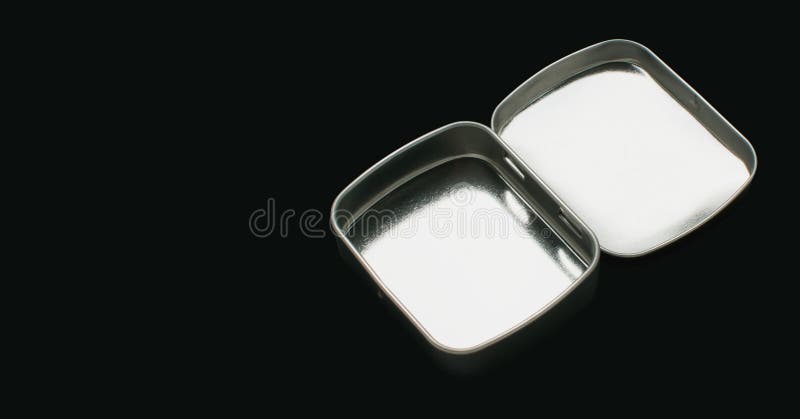 Metal Small Open Jar,for Small Goods Stock Photo - Image of packaging ...