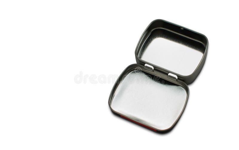Metal Small Open Jar,for Small Goods Stock Image - Image of horizontal ...