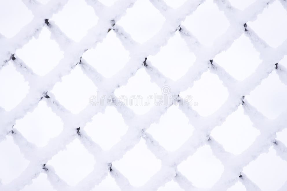 Metal snow grid stock image. Image of urban, iron, barrier - 12977557
