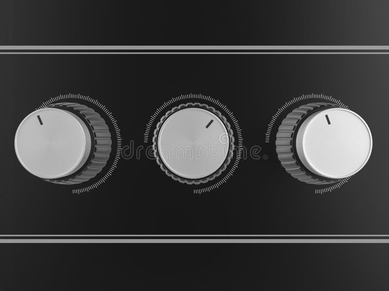 Control knobs stock illustration. Illustration of interface - 111258034