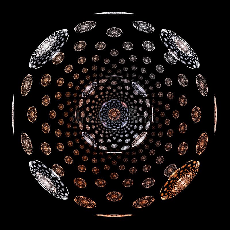 Metal sphere stock illustration. Illustration of colorful - 10252729