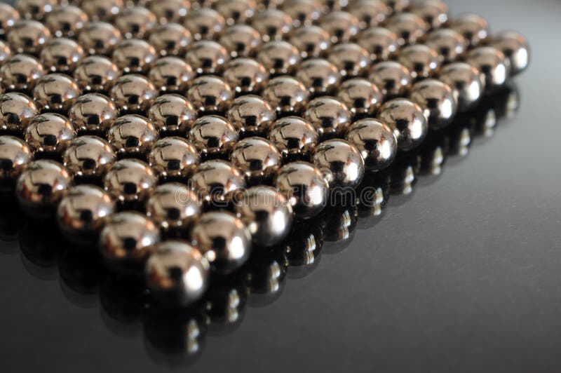 Metal spheres background stock photo. Image of silver - 41916370