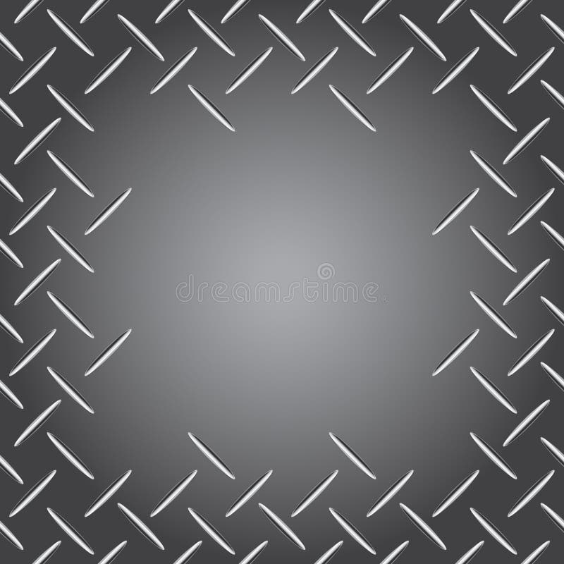 Metal spike frame on grey stock vector. Illustration of glow - 73020817