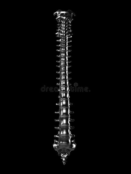 Metal spine stock illustration. Illustration of human - 30722070