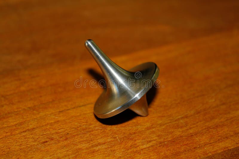 Metal spinning top stock photo. Image of tops, isolated - 53316236