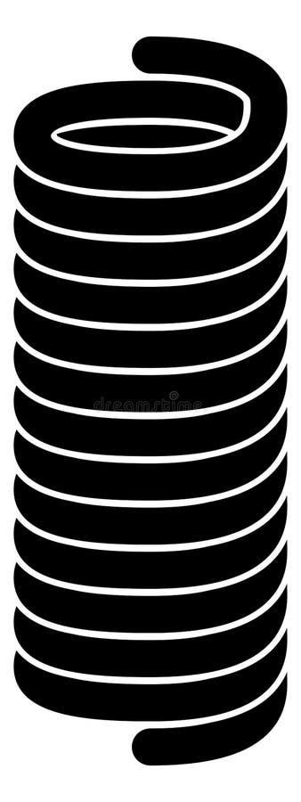 Spring Coil Silhouette Stock Illustrations – 547 Spring Coil Silhouette ...