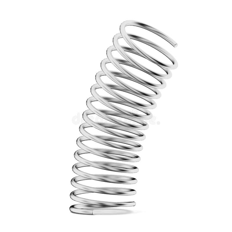 Metal spring stock illustration. Illustration of silver - 15234681