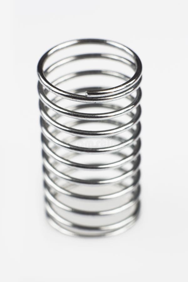 Metal spring stock image. Image of steel, close, metal - 9033889