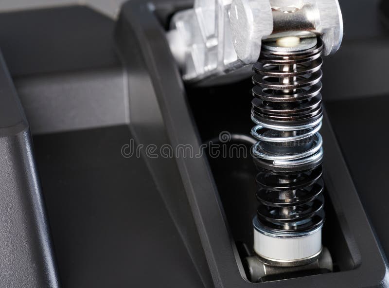 Metal Spring for Absorption Stock Photo - Image of bounce, hardware ...