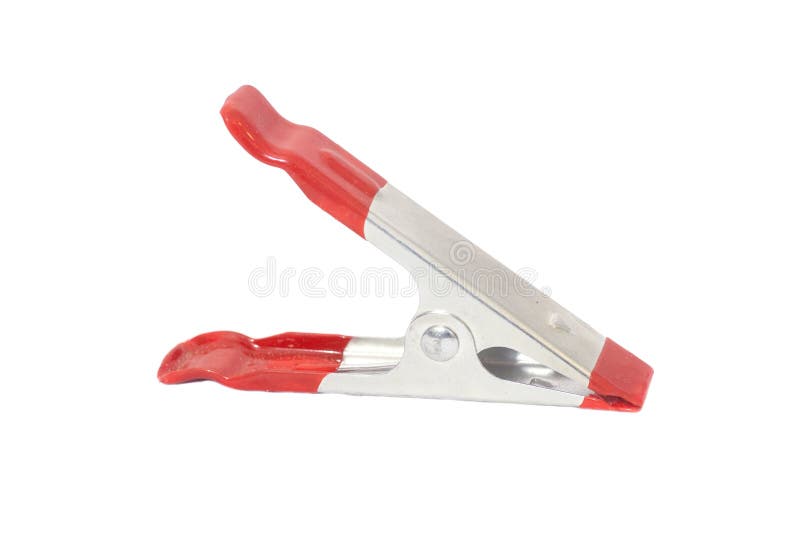 Metal spring clamp stock image. Image of equipment, spring - 56112481