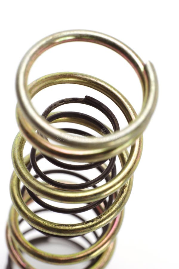 Metal spring coil stock image. Image of spiraling, industry - 9314609