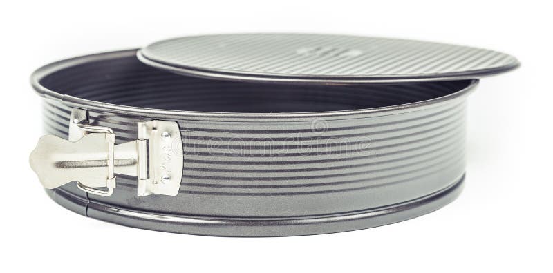 Metal Spring Form for Bakery Stock Photo - Image of background ...