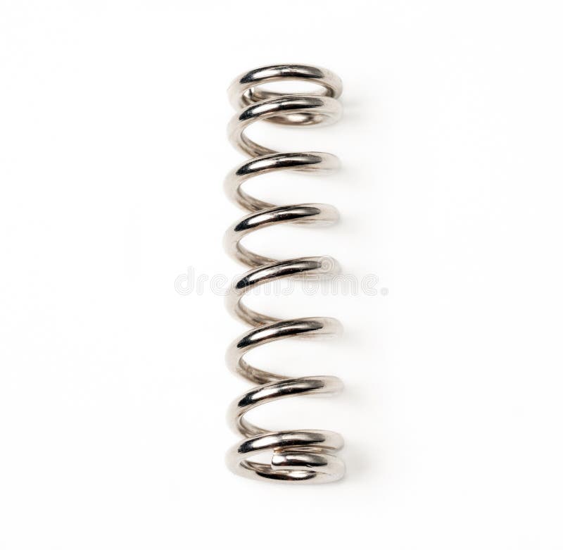 Metal spring close up stock image. Image of shape, closeup - 175110027
