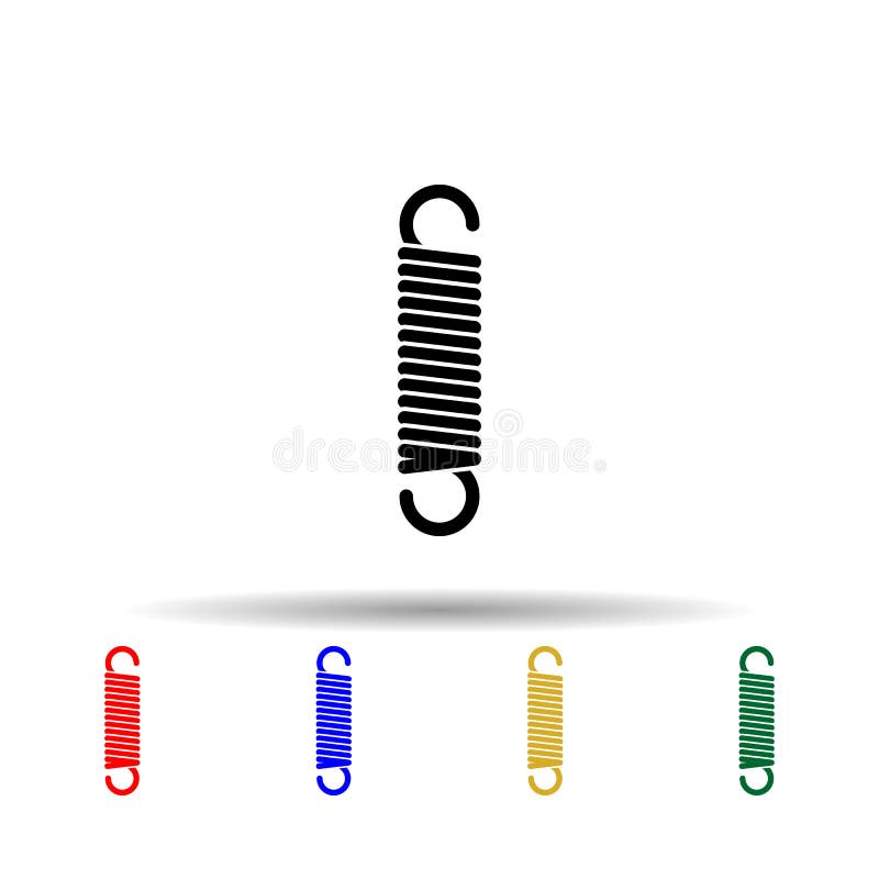 Spring Coil Silhouette Stock Illustrations – 589 Spring Coil Silhouette ...