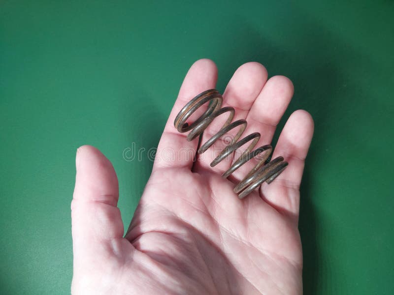 Metal Spring for Technical Products Stock Image - Image of isolated ...