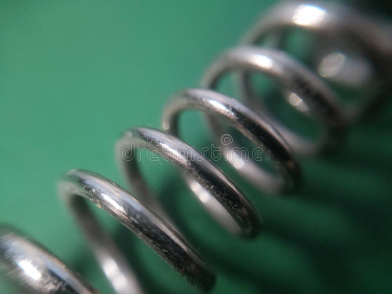 Metal Spring for Technical Products Stock Photo - Image of industrial ...