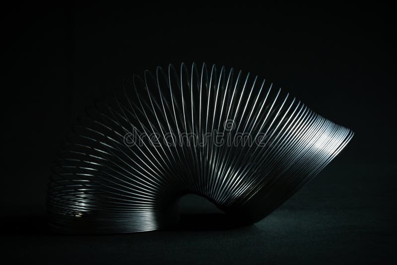 Metal spring toy stock image. Image of decorative, style - 215467107