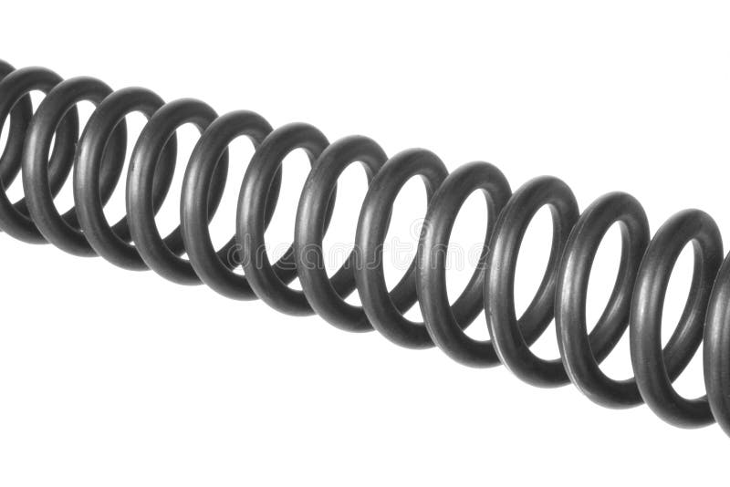 Metal Spiral stock image. Image of silver, metal, spring - 16214561