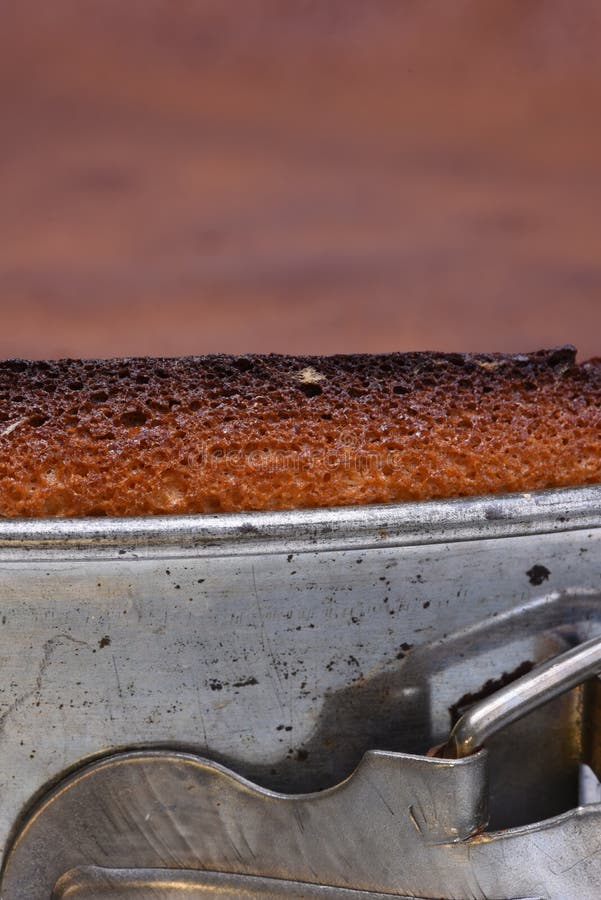 Metal Springform with Fresh Cake Stock Photo - Image of delicious ...