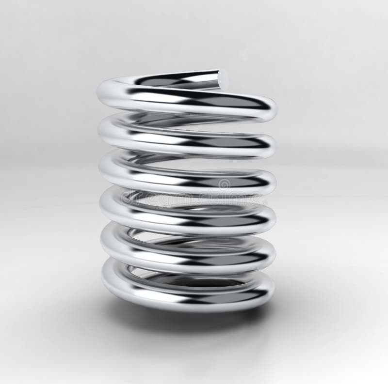 Metal springs stock illustration. Illustration of energy - 7400984