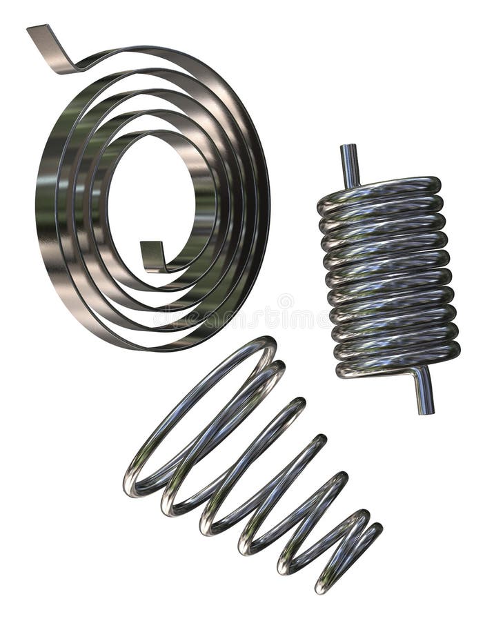Metal springs stock image. Image of metallic, spring - 77776081