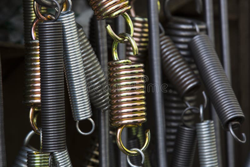 Metal springs stock photo. Image of objects, multiple - 3941906