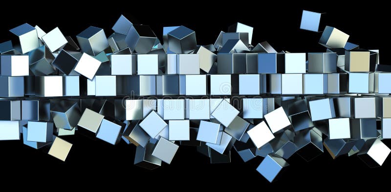 Metal squares stock illustration. Illustration of metallic - 36182763