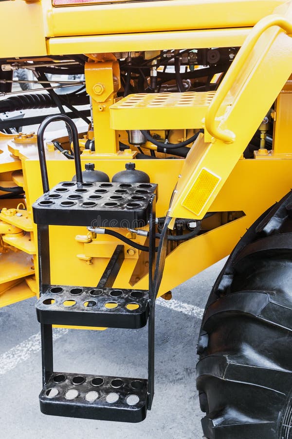 Tractor steps ladder stock image. Image of steps, cabin - 107026855