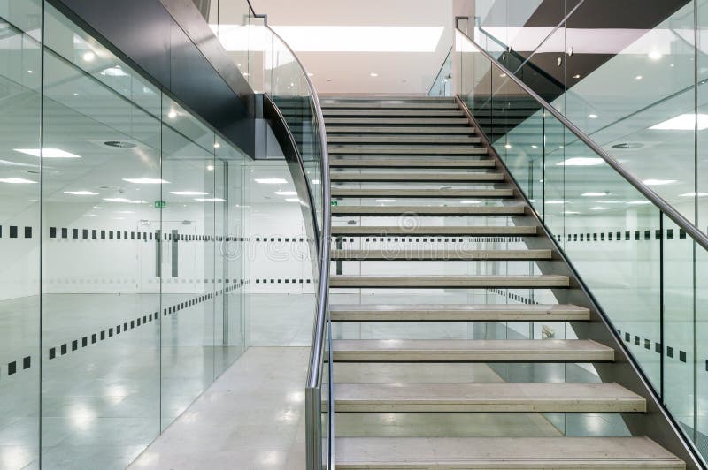 Office stairs stock photo. Image of building, inside - 57743520