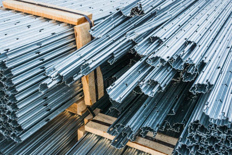 Metal stakes stock image. Image of industrial, stakes - 153589339