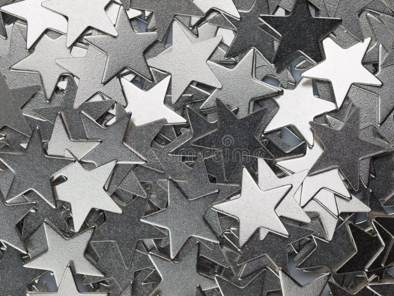 Metal stars stock photo. Image of shine, punched, punch - 10435482