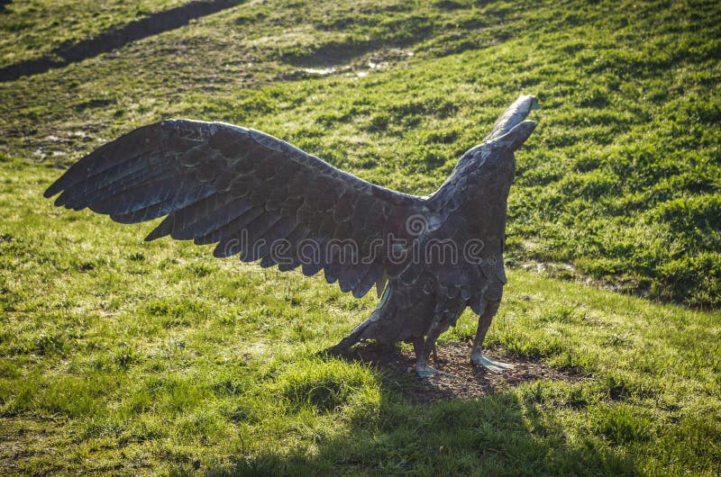 Metal Statue Representing a Seagull Stock Photo - Image of seagull ...