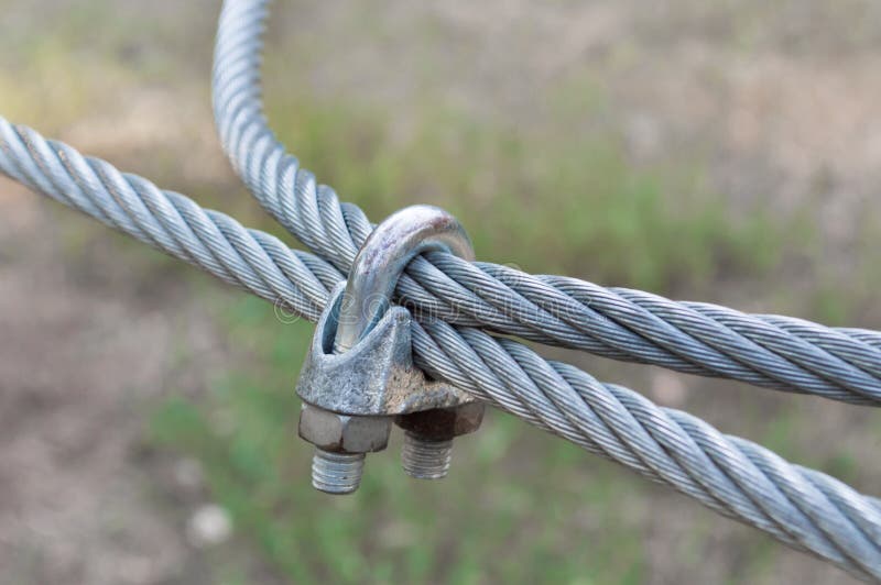 Metal steel cable stock photo. Image of diagonal, rope - 74310200