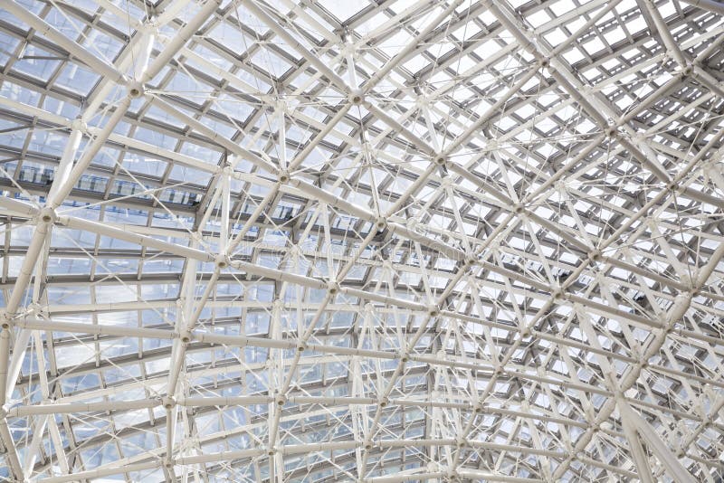 Metal Steel Framework in a Building Stock Photo - Image of building ...
