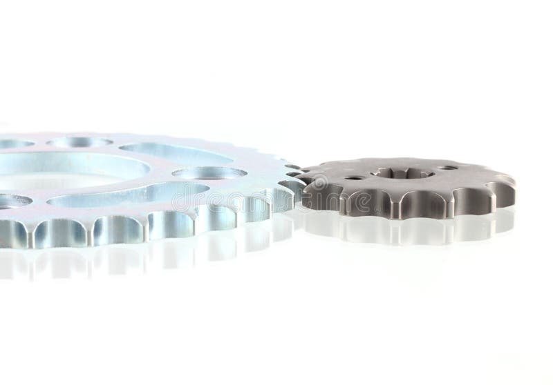 Metal steel gears stock image. Image of heavy, modern - 43994653