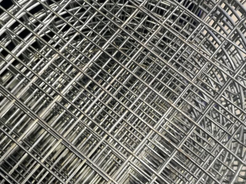 Metal Steel Grating Pattern on the Rack in Store Stock Photo - Image of ...