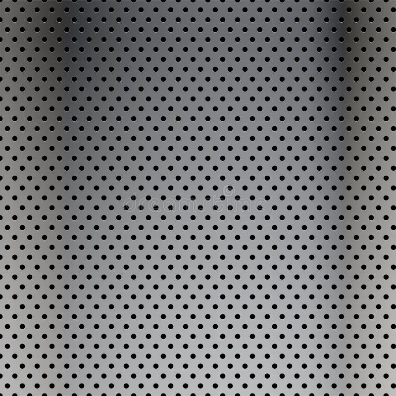 Metal Steel Texture of Holes Stock Vector - Illustration of aluminum ...