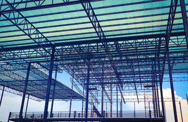 Metal Steels and Aluminium Frame Structure for Factory and Warehouse ...