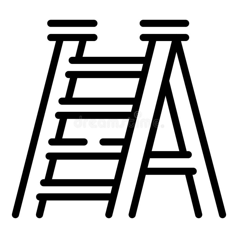 Metal Step Ladder Vector stock vector. Illustration of stairs - 38066869