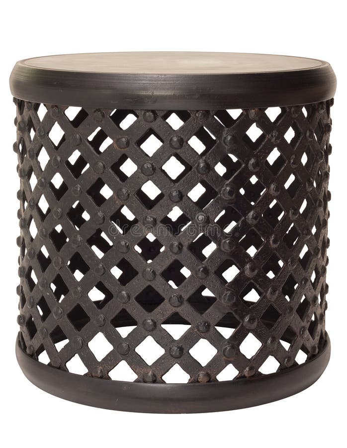 Metal stool stock photo. Image of chair, vintage, chinese - 25004818