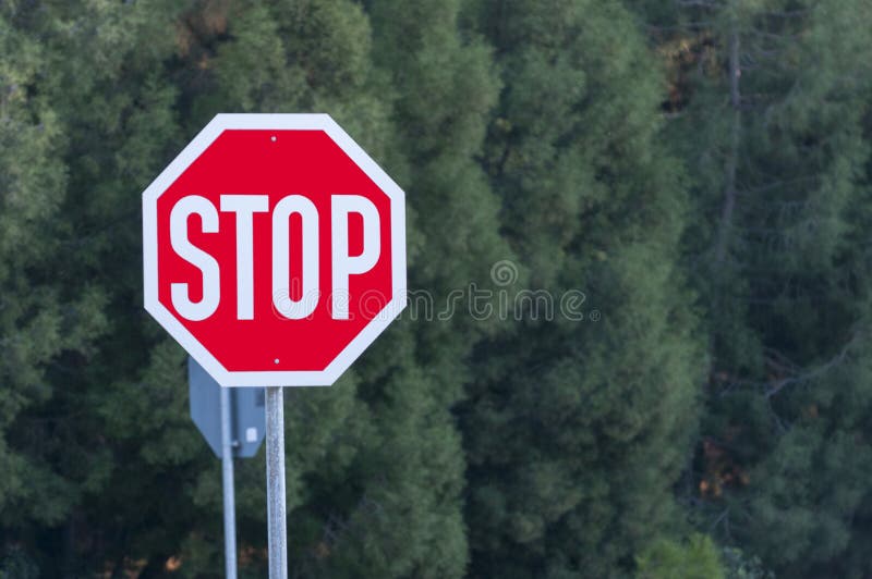 Metal stop road sign stock photo. Image of icon, restriction - 82650734