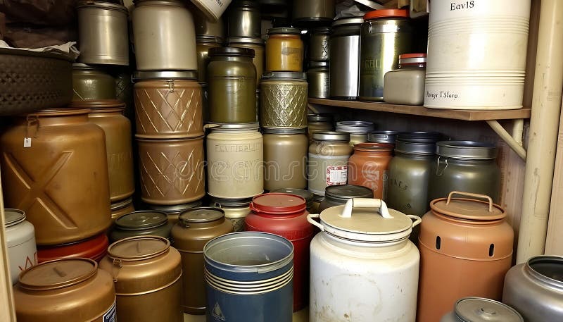 Metal Storage Containers, Industrial Storage, Organization, and Utility Items Generative AI ...