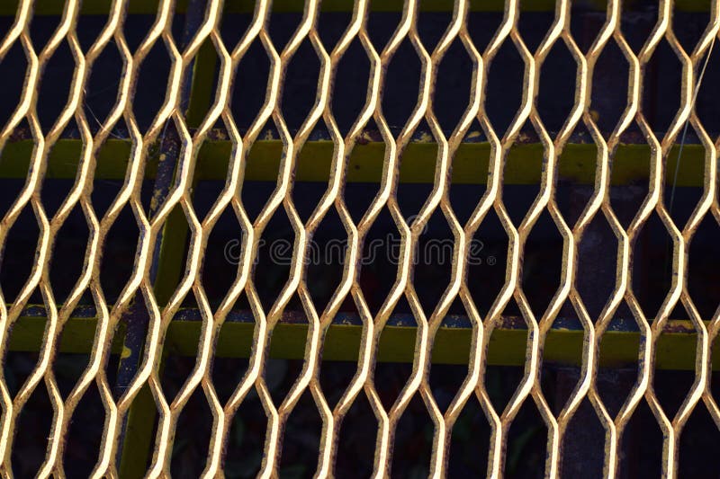 Metal Storm Sewer Runoff Grate Painted Yellow Stock Photo - Image of ...