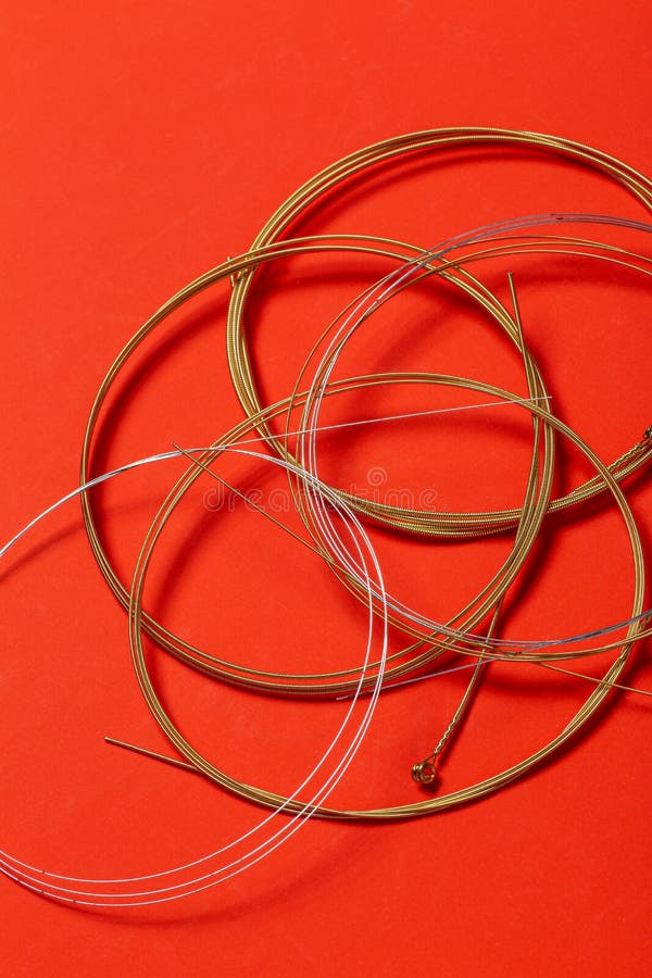 Metal strings stock photo. Image of steel, instrument - 162388004