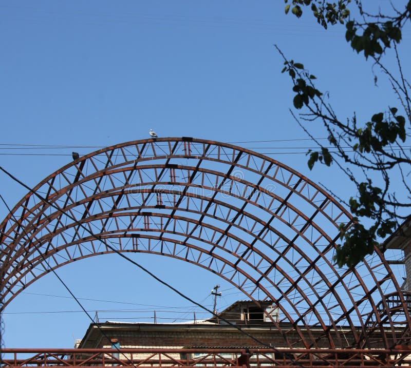 Metal structure stock photo. Image of shape, structure - 287469772
