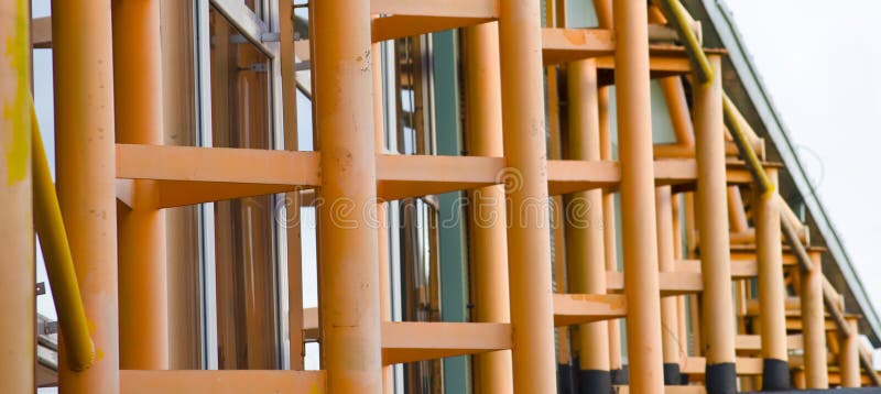 Metal structure stock image. Image of frame, detail, architecture ...