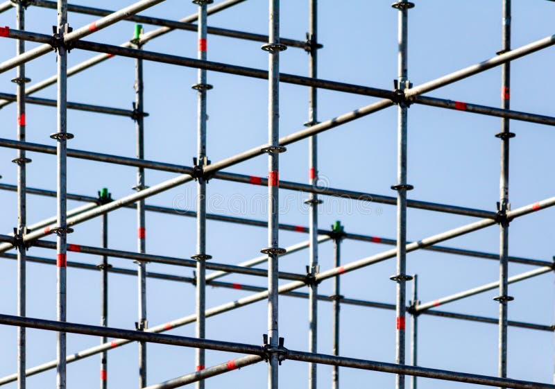 Metal Structure Connection of Structures Stock Image - Image of ...