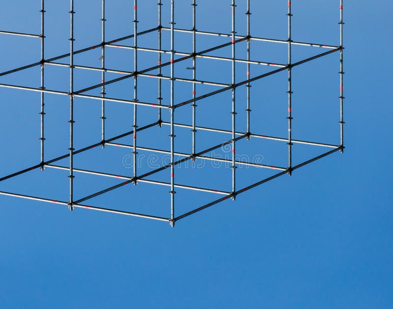 Metal Structure Connection of Structures Stock Image - Image of joint ...