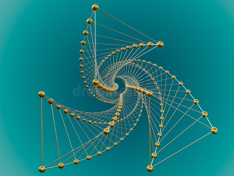 Metal Structure on Dark Background. 3d Rendering Stock Illustration ...