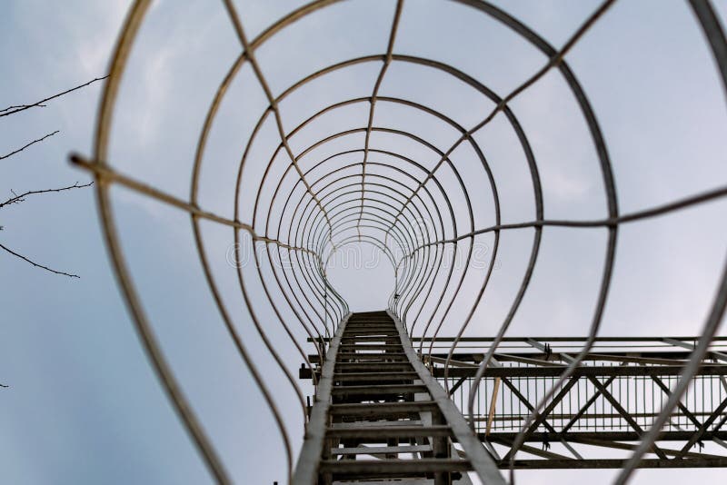 A Metal Structure Made of Thin but Strong Rings , Chained Together in a ...
